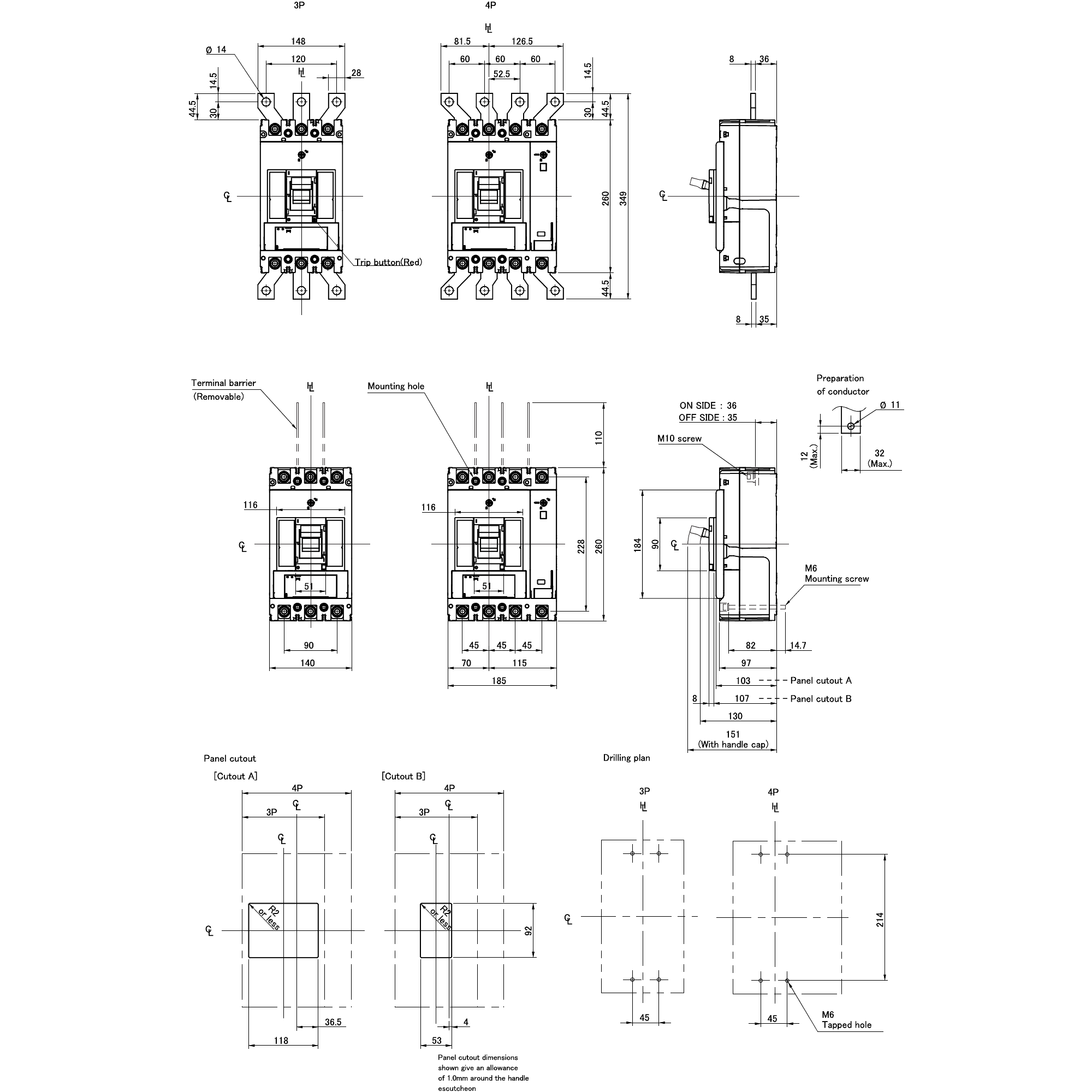 Schneider Mccb Dimensions - Infoupdate.org