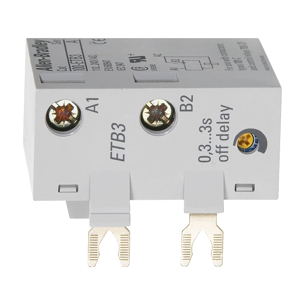 Allen-Bradley 100E Coil Timer Module 110 to 240VAC Off Delay 1 to 30s