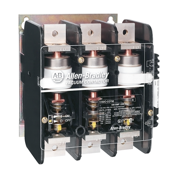 Allen-Bradley 1102C Vacuum Contactor 3Pole 200A 120V 50Hz and 60Hz Coil