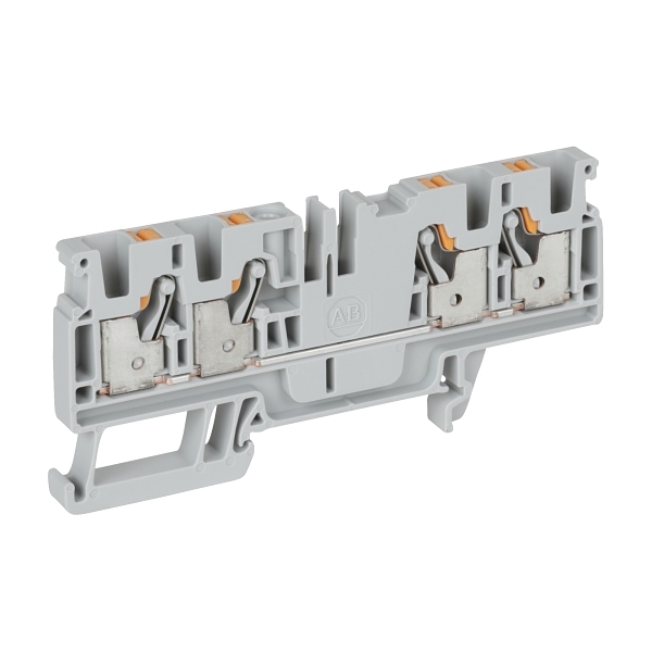 Allen-Bradley 1492-P Push In Terminal 4mm 1 Level 4 Conductor Entries Grey