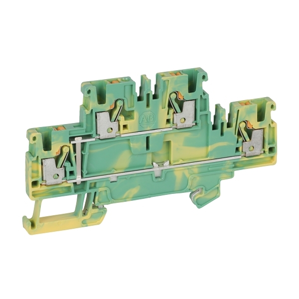 Allen-Bradley 1492-P Push In Terminal 2.5mm 2 Levels Connected Ground 4 ...