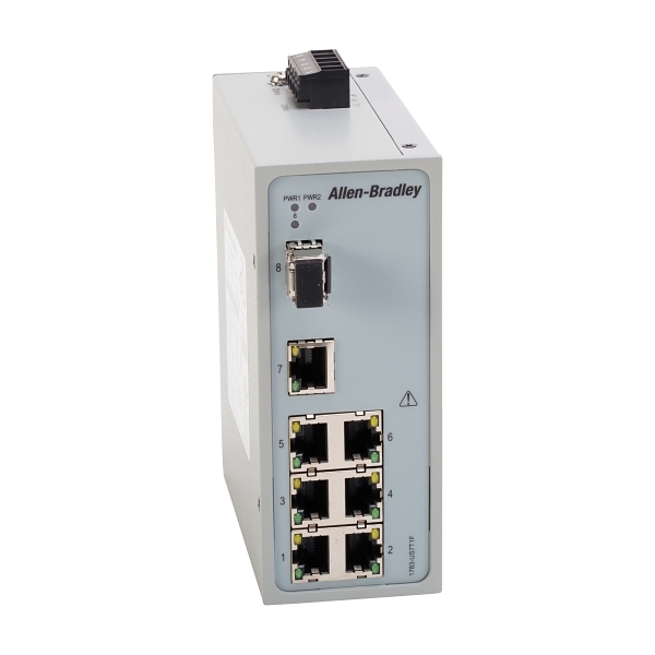 AB Stratix 2000 Unmanaged switch, 7 x 100MB copper ports, 1x 100MB ...