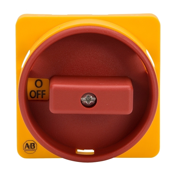 Allen-Bradley 194E Actuator, Type N, Red/Yellow 48 x 48mm Frame, OFF ON