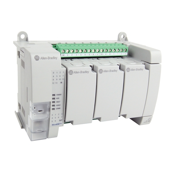 Allen-Bradley Micro830 Controller 14DI 10DO Sink RS232/485 24VDC