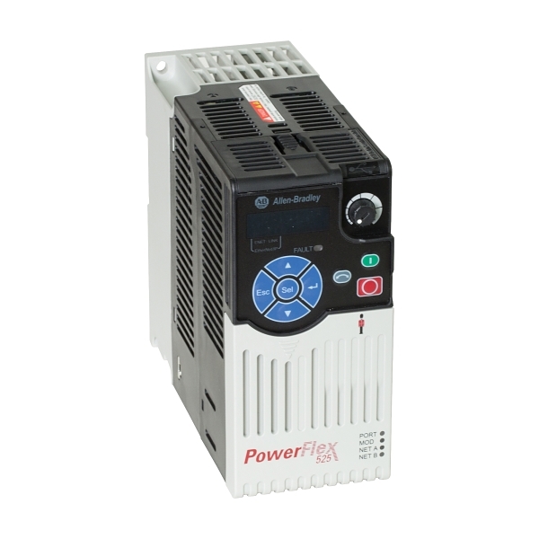 Allen-Bradley PowerFlex 525 VSD 480V IP20 6A 2.2kW ND and HD Frame A