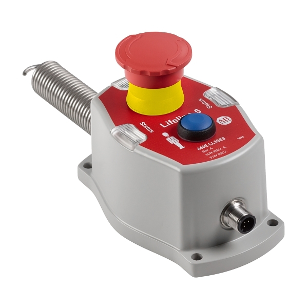 Allen-Bradley 440E Lifeline 5 Pullwire IP66 100m 2OSSD Output 5 Pin M12 ...