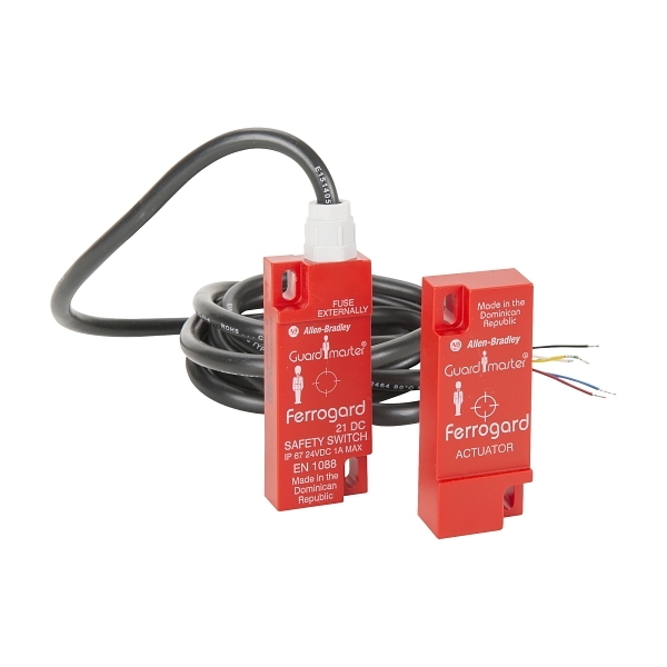 Allen-Bradley 440N Ferrogard FRS21 ABS Red Switch Actuator 24V DC 1A ...
