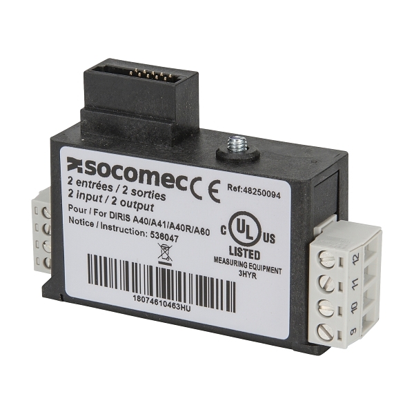 Socomec ATyS Expansion module - Programmable 2 Inputs and 2 Outputs, suits ATyS p