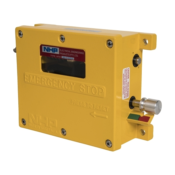 NHP Trip Wire Switch Single Sided Left Glass Window 2NC/2NO