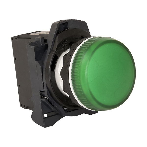 Allen-Bradley 800F Pilot Light 22.5 mm Complete Round Plastic LED ...