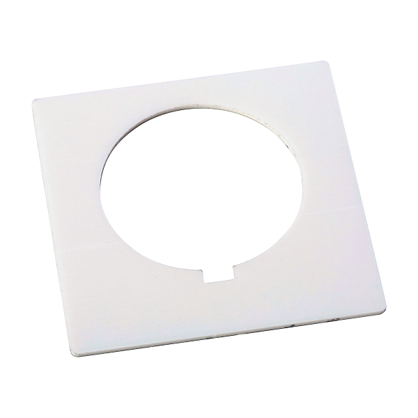 Allen-Bradley 800H Legend Plate 47 X47mm, Standard, Blank, Grey
