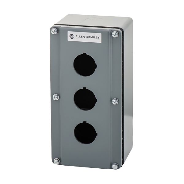 Allen-Bradley 800T Enclosure Die Cast Surface Mount 3 Holes Grey for 30 ...