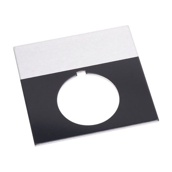 Allen-Bradley 800T Legend Plate 62 x 62mm Jumbo Grey BLANK for 30.5mm ...