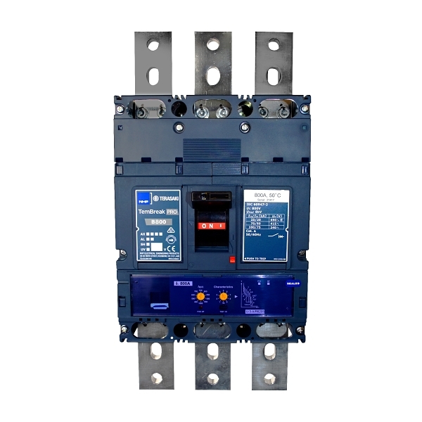 Terasaki TemBreak PRO MCCB 800 Frame 200kA 3P 630A Basic Electronic