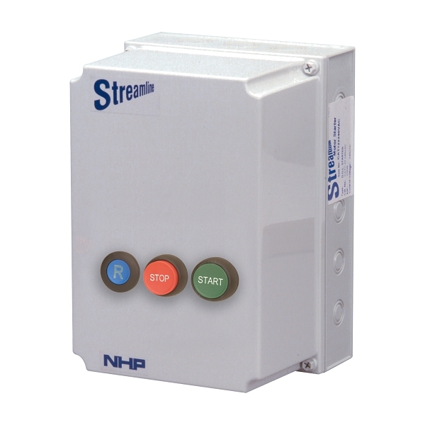 S&S CAT7N Starter DOL 30kW Start Stop Reset with End of Line 240VAC Control