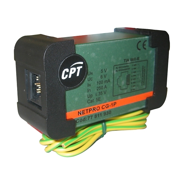 Cirprotec Final Diverters EtherNet RJ45 Female to Female CAT5 1Pole