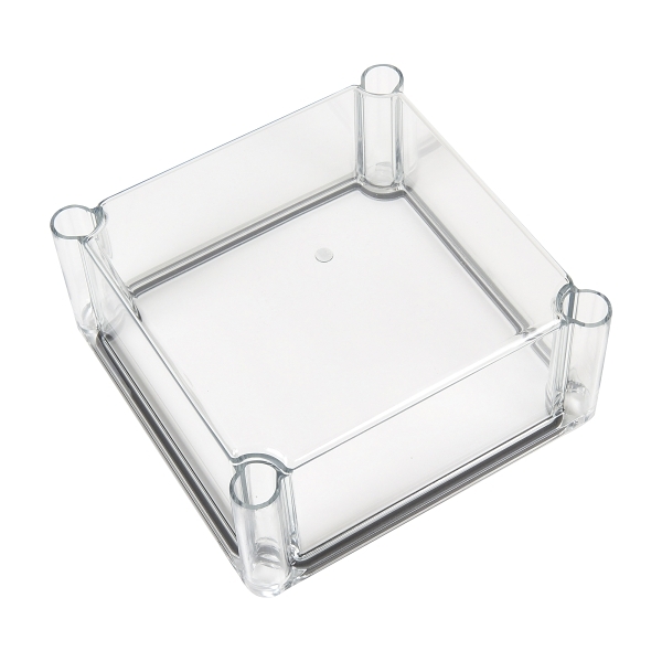 Fibox EK Cover PC suits 190 x 190mm Base 80mm High Clear
