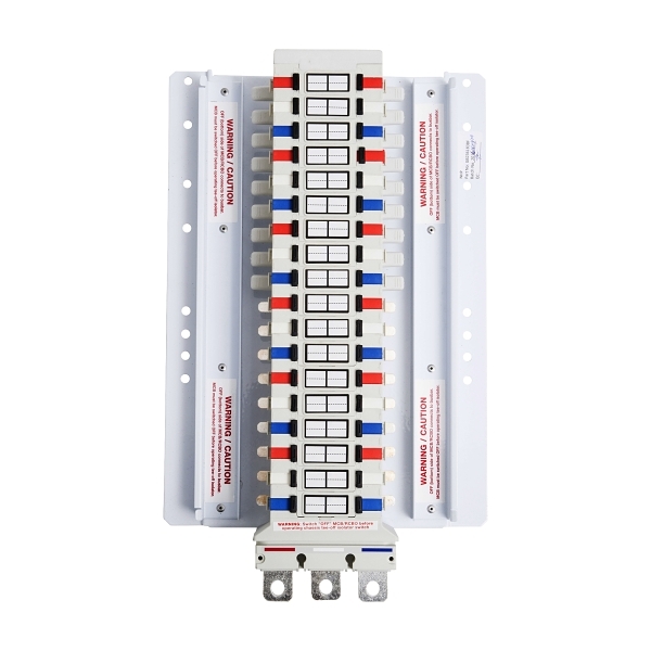 NHP POWERMAX GB Isolation Busbar Chassis DINT 250A 36 Way 3Pole Bottom Feed