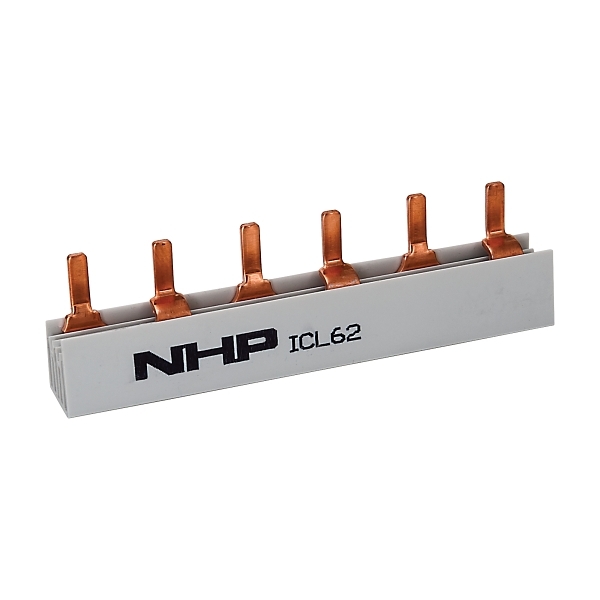NHP DIN-T Miniature Circuit Breaker Bus Comb 06 Way 1Pole N Pin Type ...