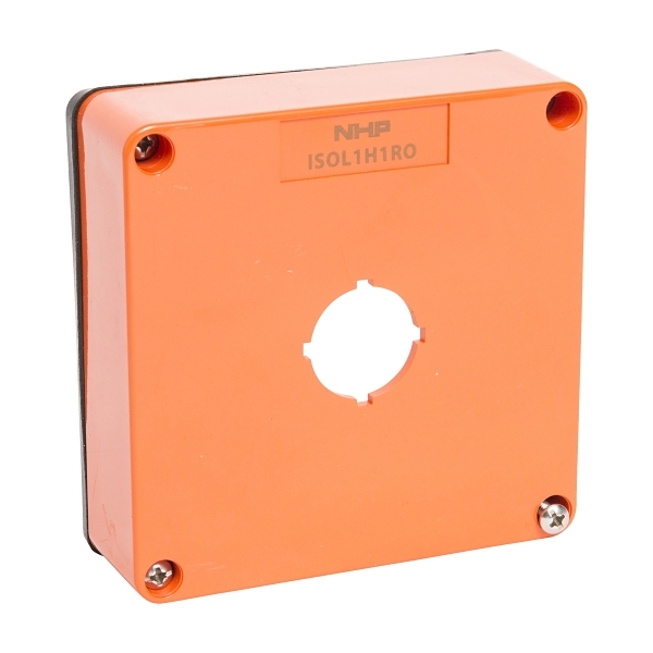 NHP ISO Cover - Cutout (1 x 22 5mm), 1 Gang - Shallow D38mm, Resistant ...
