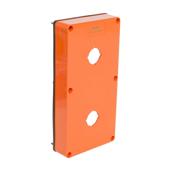NHP ISO Cover - Cutout (2 x 22 5mm), 2 Gang - Shallow D38mm, Resistant ...