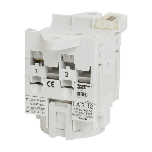 Sprecher and Schuh L2 Cam Switch Switch Body 1 Pole Off On 12A Base Mount