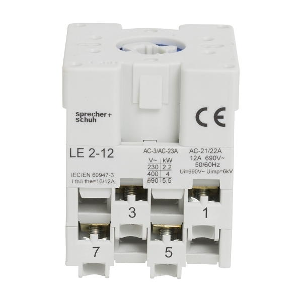 Sprecher and Schuh L2 Cam Switch Switch Body 2 Pole Changeover 12A ...