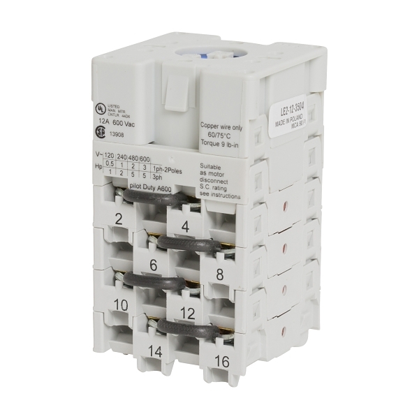 Sprecher and Schuh L2 Cam Switch Switch Body 4 Pole Changeover with Off ...