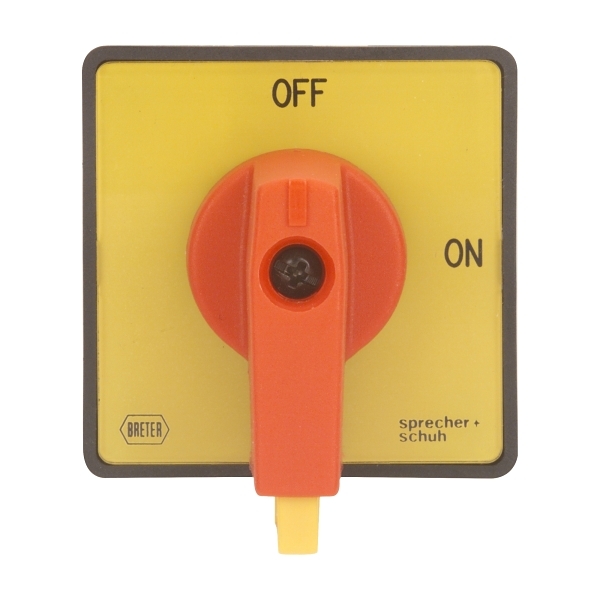 Sprecher and Schuh L2 Cam Switch Knob Padlockable 48 x 48mm Red