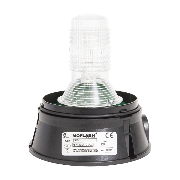 Moflash Beacon 24 Joules Xenon Flashing Mode IP65 12 to 24V DC Base