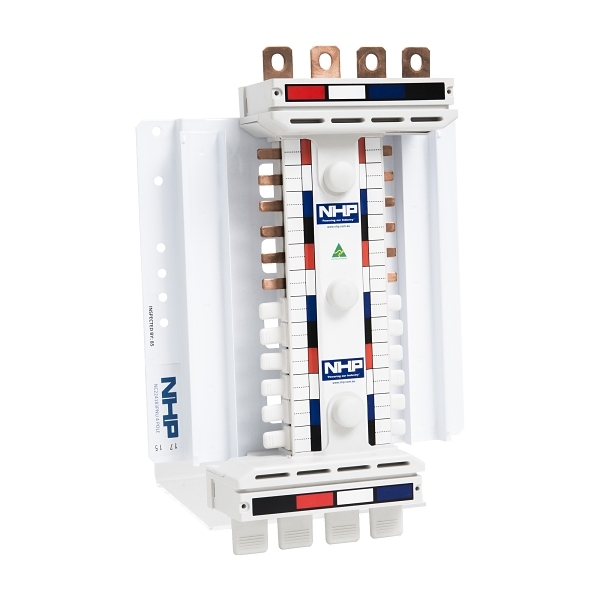 NHP POWERMAX DIN T NC Busbar Chassis 250A 24 Way 3Pole Plus Neutral ...