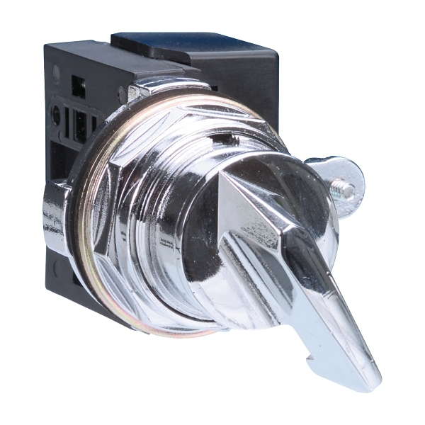 Austrol N100 Selector Switch 30.5mm 3 POS Steel Lever Spring Return 45 ...