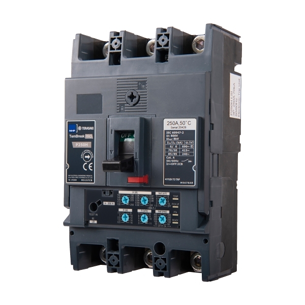 Terasaki TemBreak PRO MCCB 250 Frame 70kA 4P 160A Basic Electronic