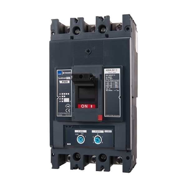 Terasaki TemBreak PRO MCCB 400 Frame 36kA 3P 400A Adj. Thermal Adj ...