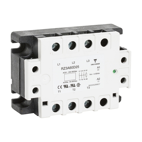 Carlo Gavazzi Solid State Relay 25A 3 Phase 42 to 660V AC Switching 4 ...