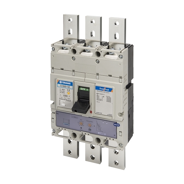 Terasaki TemBreak 2 MCCB 1000 Frame 50kA 3P 1000A Electronic