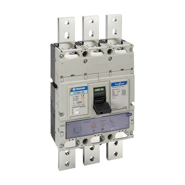 Terasaki TemBreak 2 MCCB 1000 Frame 50kA 3P 1000A Electronic