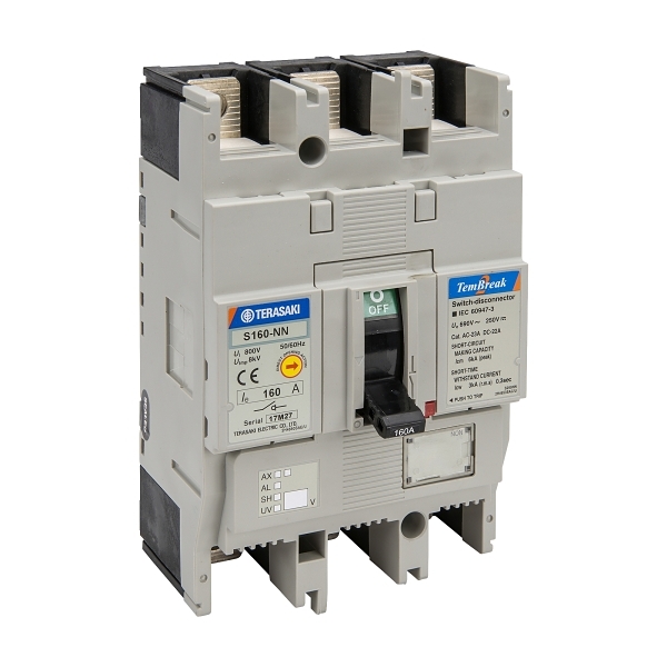 Terasaki TemBreak 2 MCCB 160 Frame 3P 160A Non Auto Switch