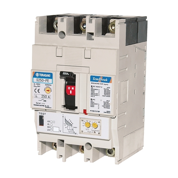 Terasaki TemBreak 2 MCCB 250 Frame 70kA 3P 250A Electronic
