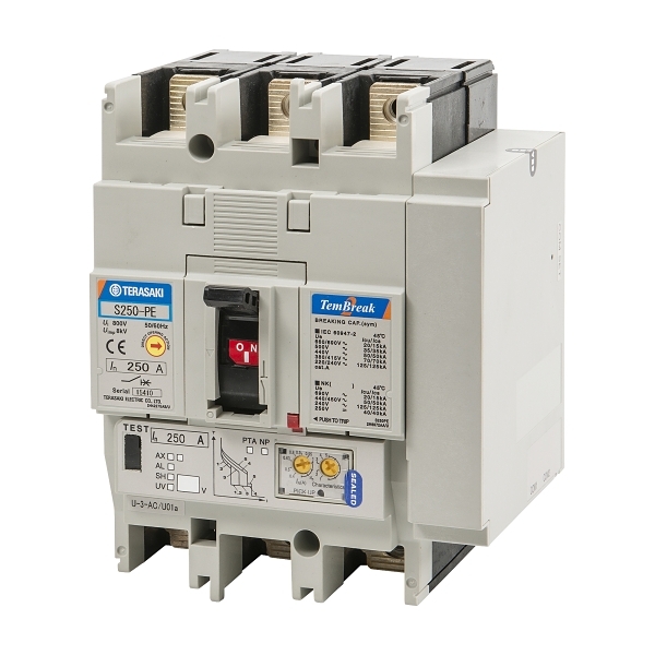 Terasaki TemBreak 2 MCCB 250 Frame 70kA 3P 40A Electronic Metering ...