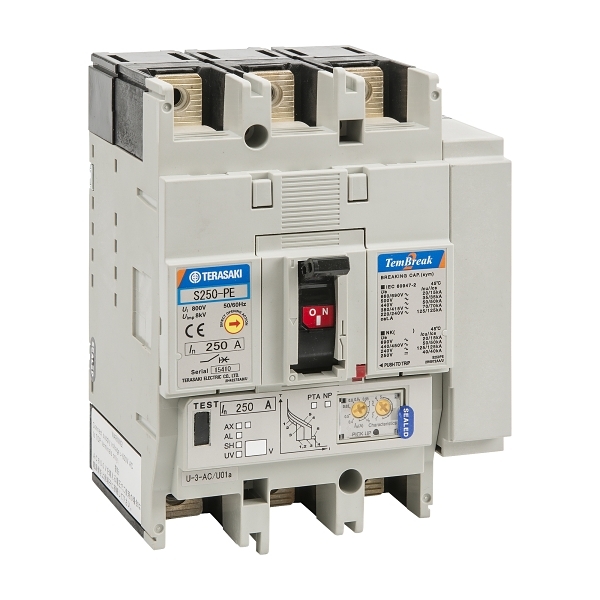 Terasaki TemBreak 2 MCCB 250 Frame 70kA 3P 40A Electronic Metering ...