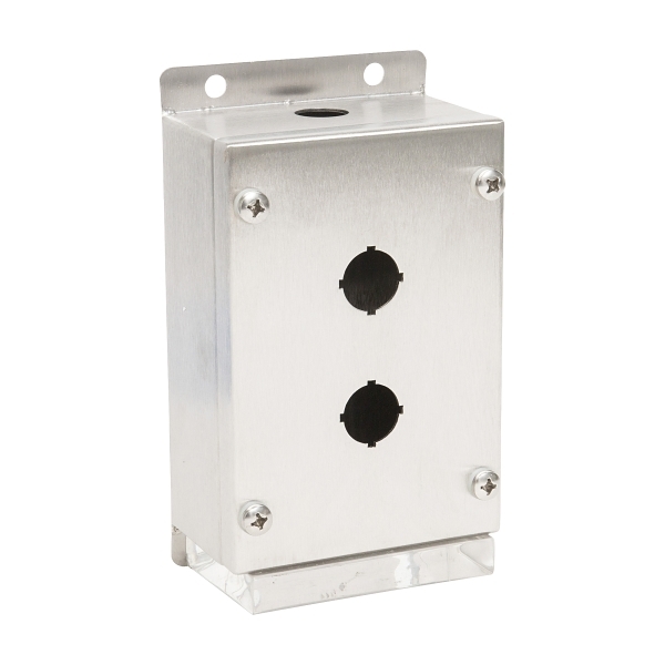 Sprecher and Schuh D7 Enclosure 316 Stainless Steel 2 Hole 22.5mm Pushbutton