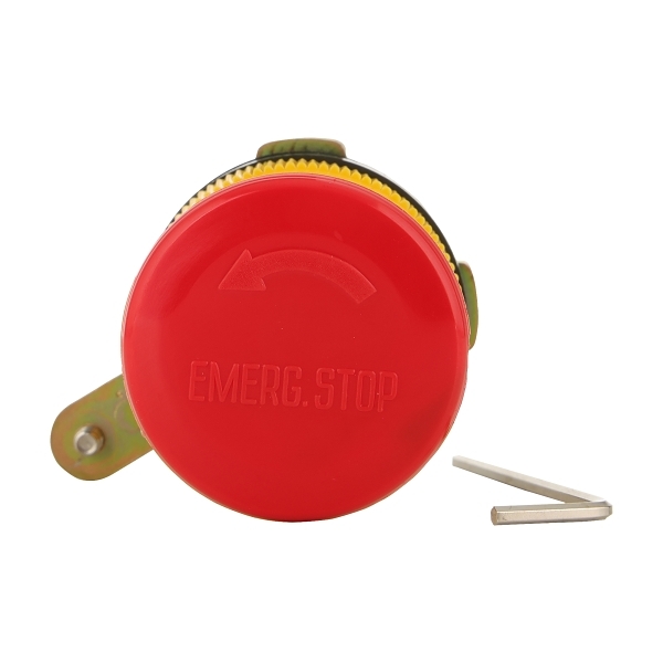 Austrol N100 Emergency Stop 30.5mm Mushroom 38mm Twist to Reset