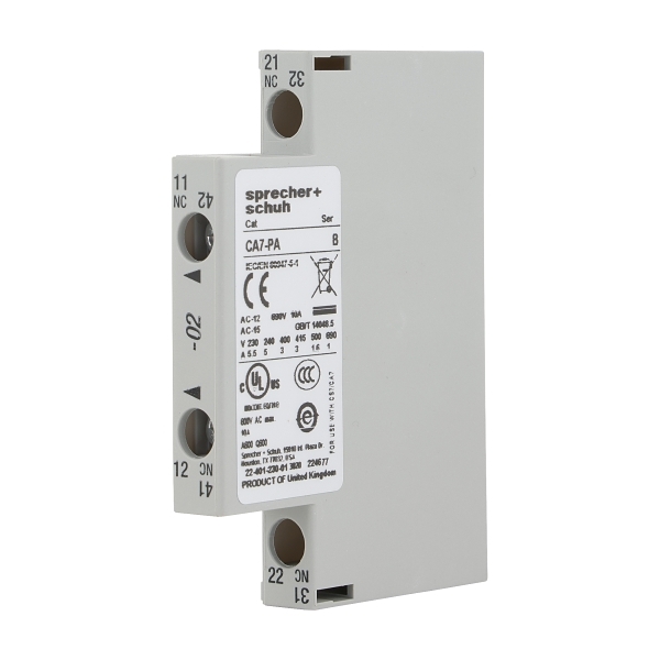 S&S CA7 Auxiliary Contact with 2NC Contact Side Mount