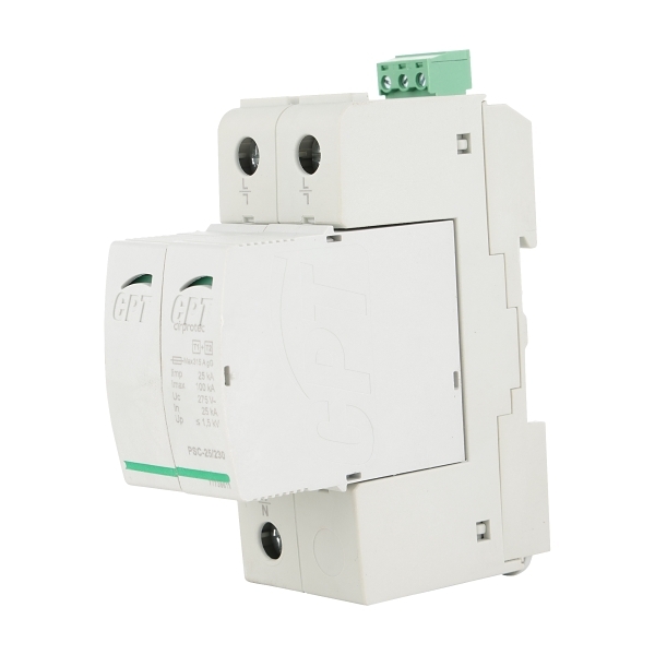 Cirprotec PSC Surge Protection Device Type 1 & 2, 1 Phase, L-N, Iimp ...