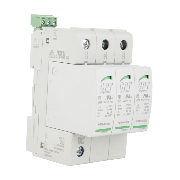 Cirprotec PSM Surge Protection Device Type 2 3 Phase L-L and L-N Imax ...