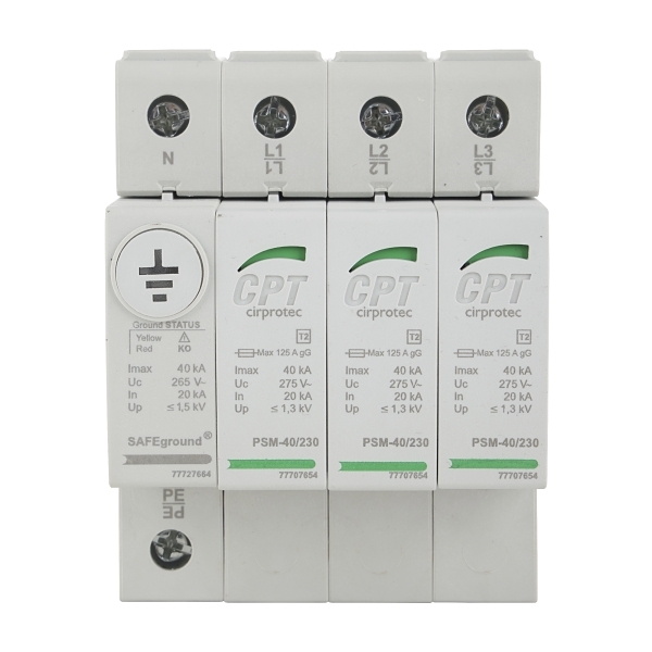 Cirprotec PSM Surge Protection Device Type 2 3 Phase L-L, L-N and N-PE ...
