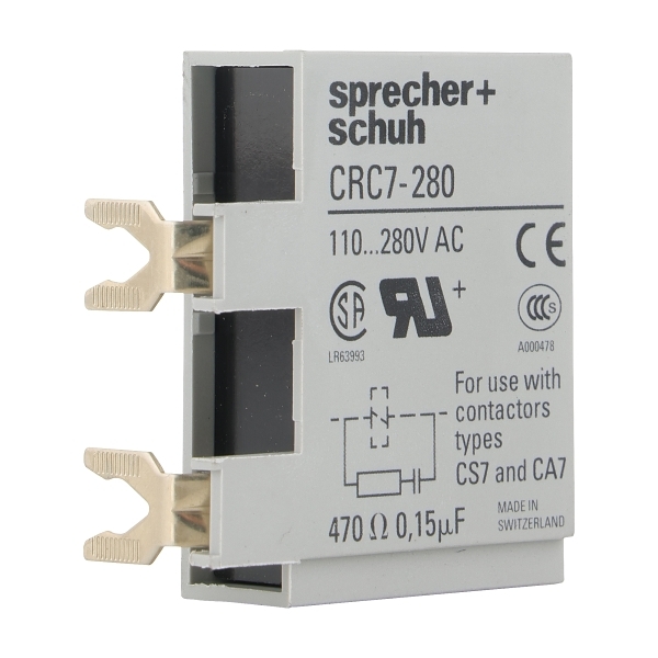 S&S CA7 Coil Suppressor RC Module 110 to 280VAC