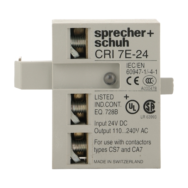 S&S CA7 Coil Interface Module 18 to 30VDC for CA7 110 to 240VAC Coils