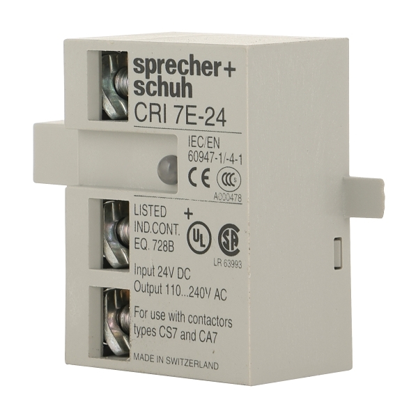 S&S CA7 Coil Interface Module 18 to 30VDC for CA7 110 to 240VAC Coils